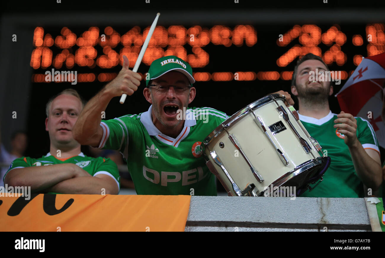 Ireland's fans during the UEFA Euro 2016 Qualifying, Group D match at ...