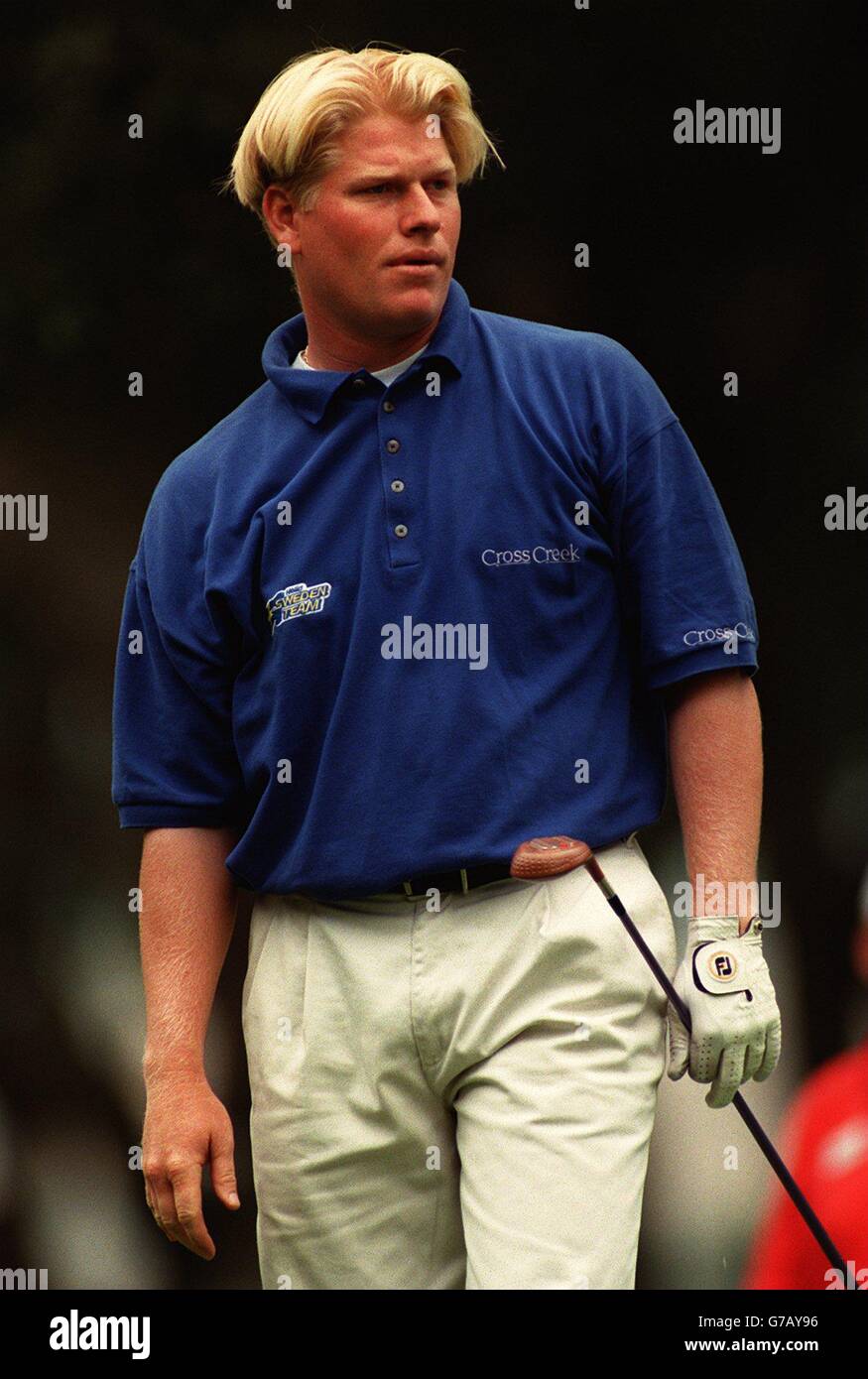 Golf Volvo Masters. Peter Hedblom Stock Photo - Alamy