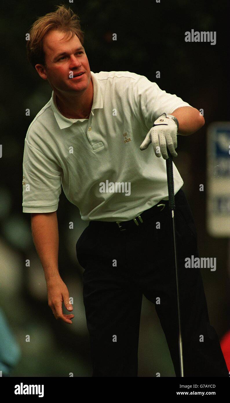 Golf. Volvo Masters. Jonathan Lomas Stock Photo - Alamy