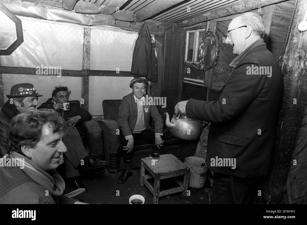 News - Miners' Strike - Cortonwood Colliery, Yorkshire Stock Photo - Alamy