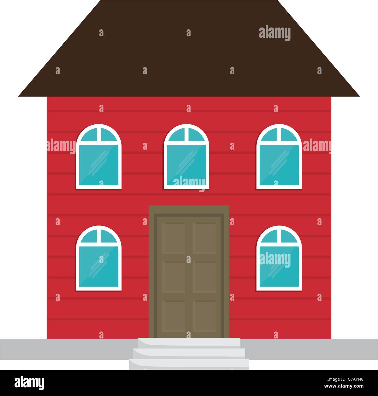 House icon. Family home design. Vector graphic Stock Vector Image & Art ...