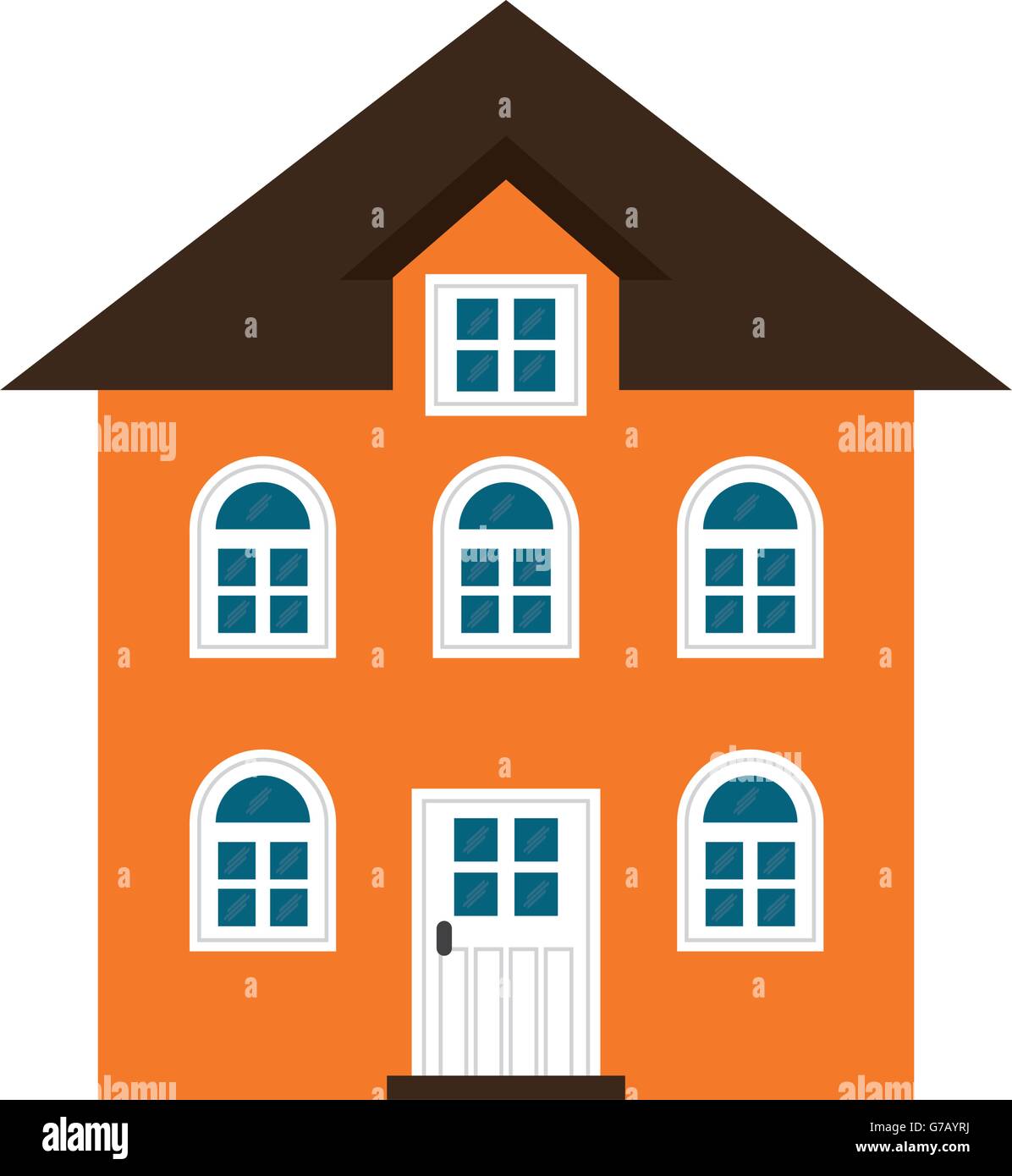 House icon. Family home design. Vector graphic Stock Vector Image & Art ...