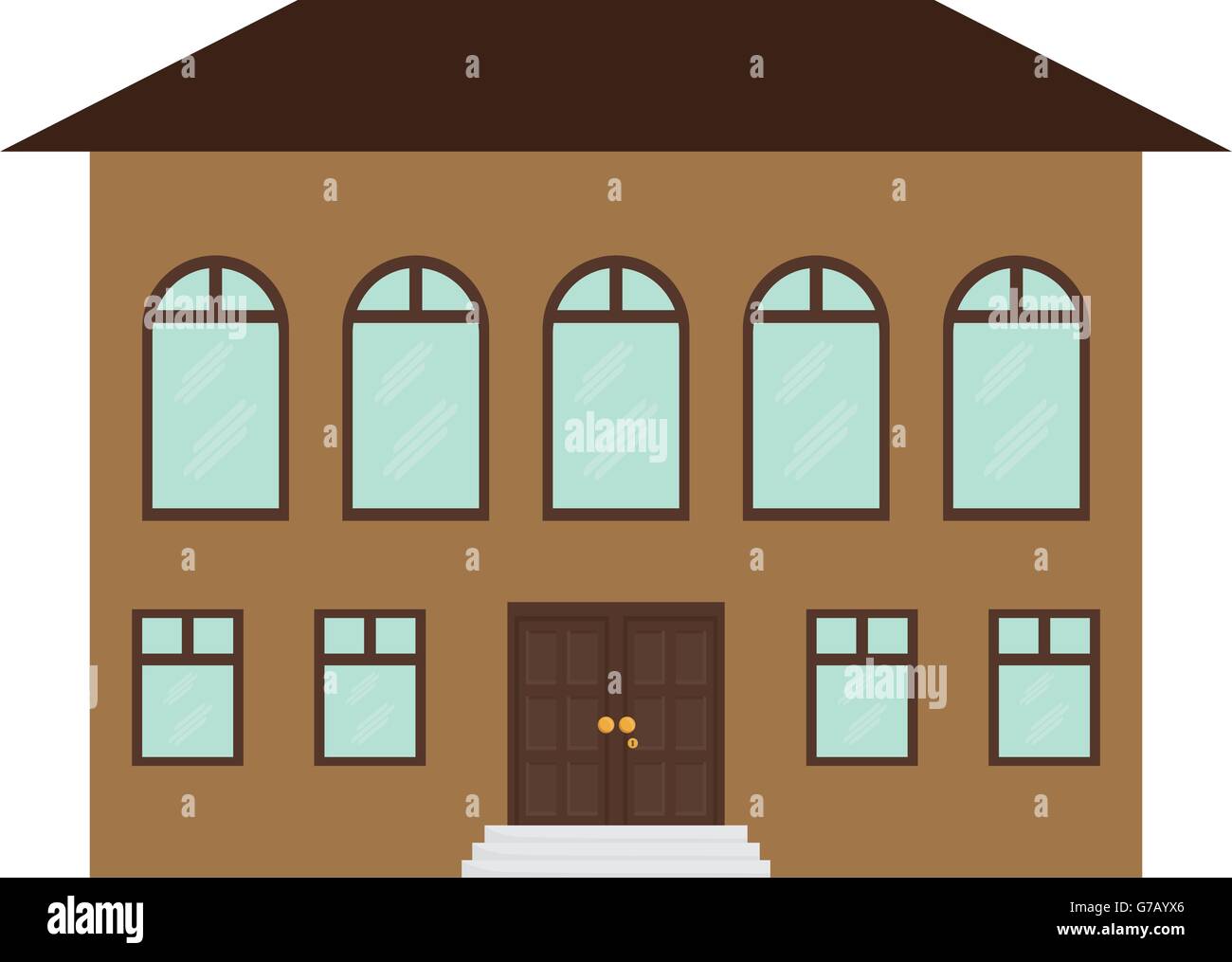House icon. Family home design. Vector graphic Stock Vector Image & Art ...
