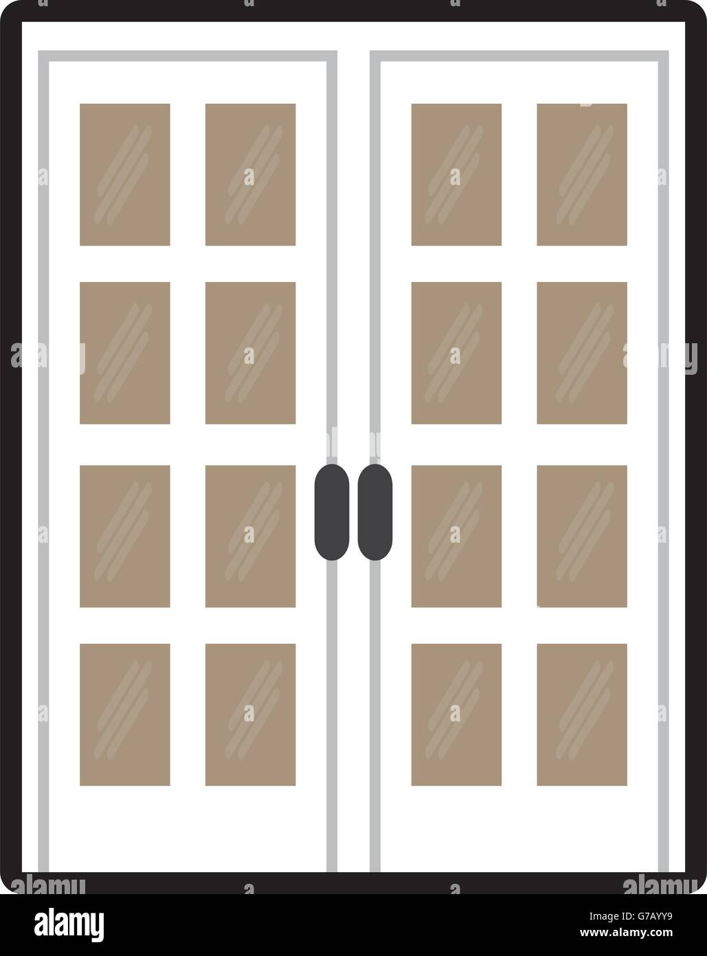 door icon. house design. Vector graphic Stock Vector Image & Art - Alamy
