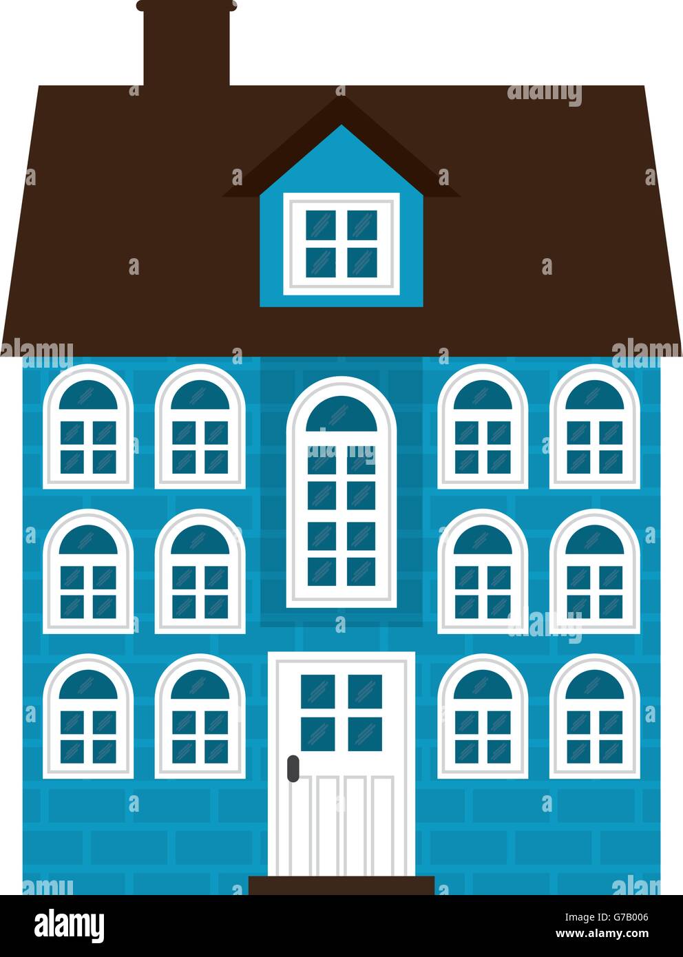 House icon. Family home design. Vector graphic Stock Vector Image & Art ...