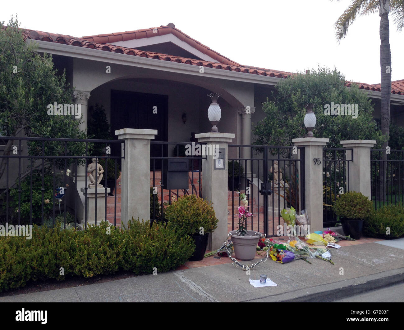 Robin Williams death Stock Photo - Alamy