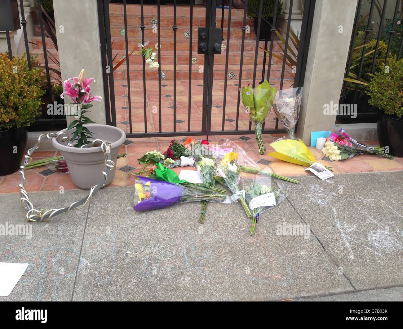 Robin Williams death Stock Photo - Alamy