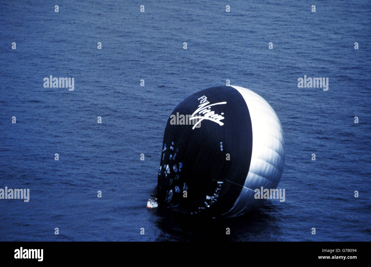 Aviation - Balloon Speed Record - Virgin Atlantic Flyer Stock Photo - Alamy