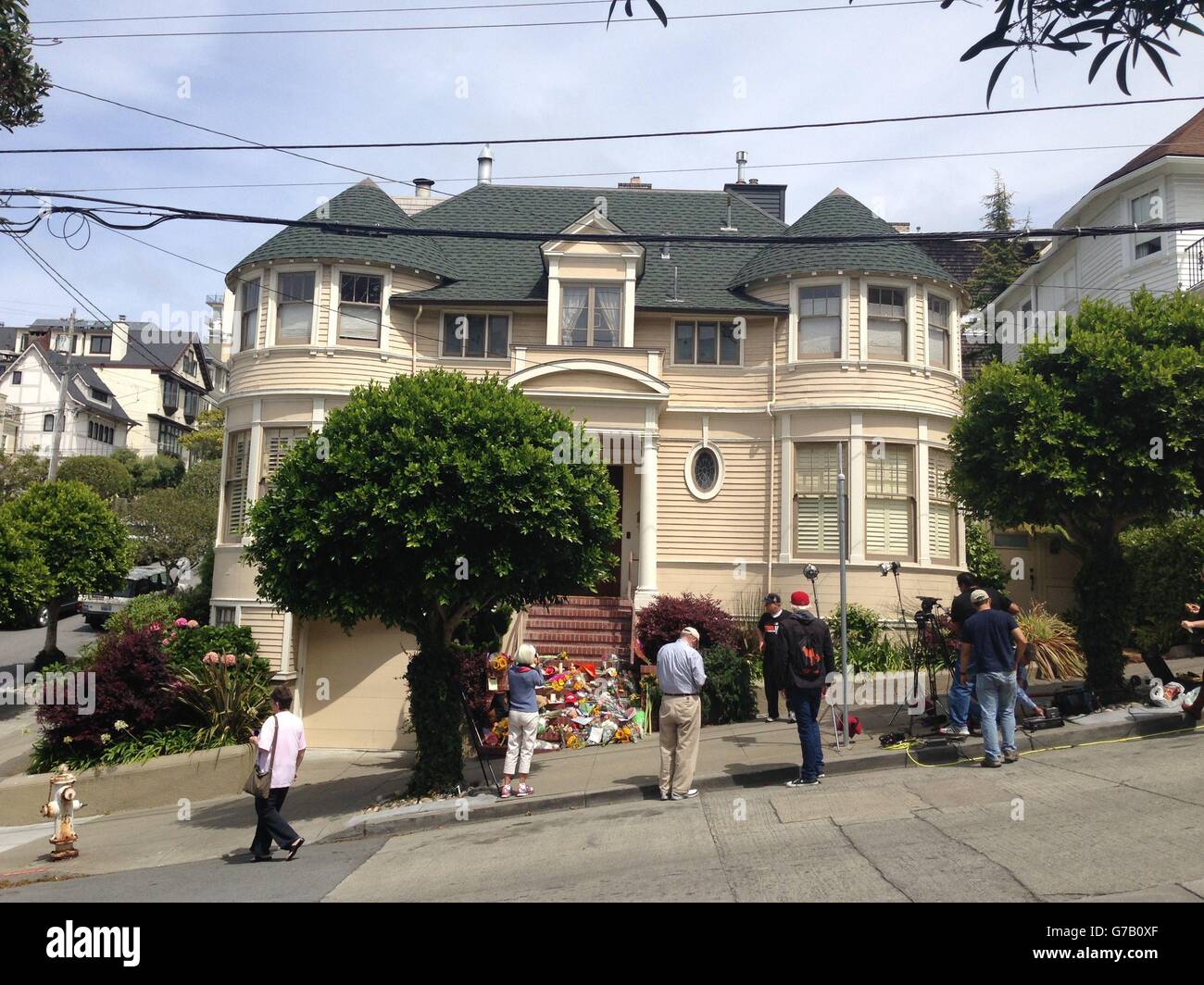 Robin Williams death Stock Photo - Alamy