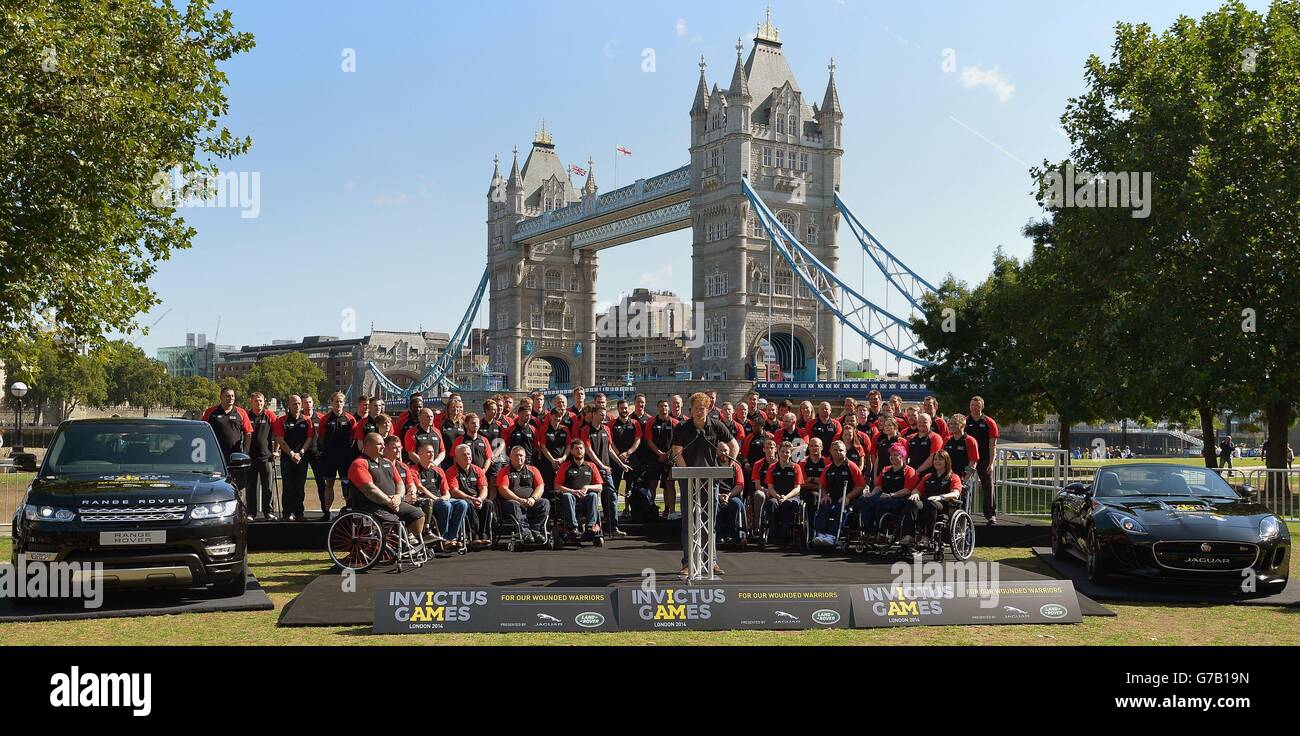 Invictus Games team announcement Stock Photo - Alamy