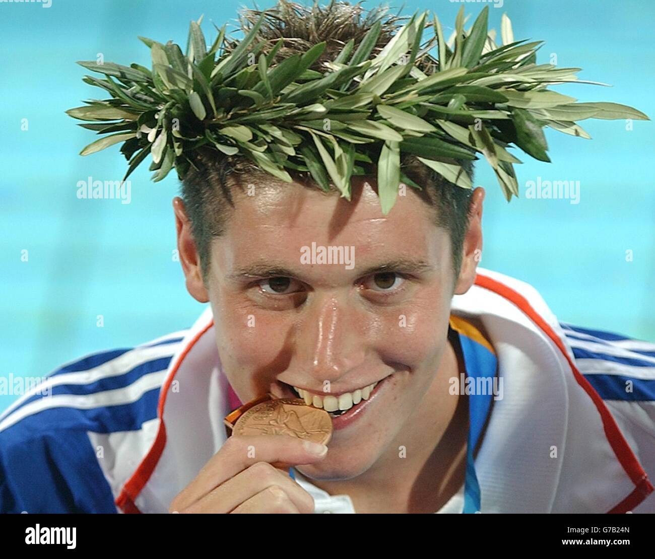 OLYMPICS Swimming DAVID DAVIES Stock Photo - Alamy