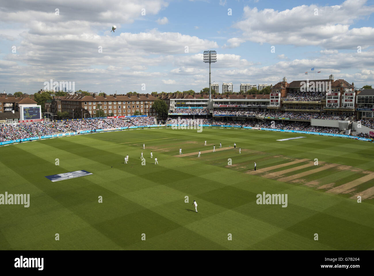 General view of the match taking place at The Kia Oval Stock Photo - Alamy