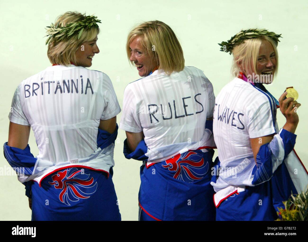 Great Britain's Olympic gold medal winning Yngling sailing team (from ...