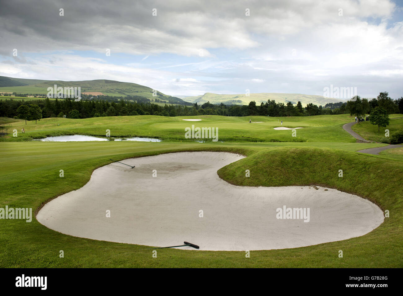 Golf - Gleneagles Golf Course Stock Photo - Alamy