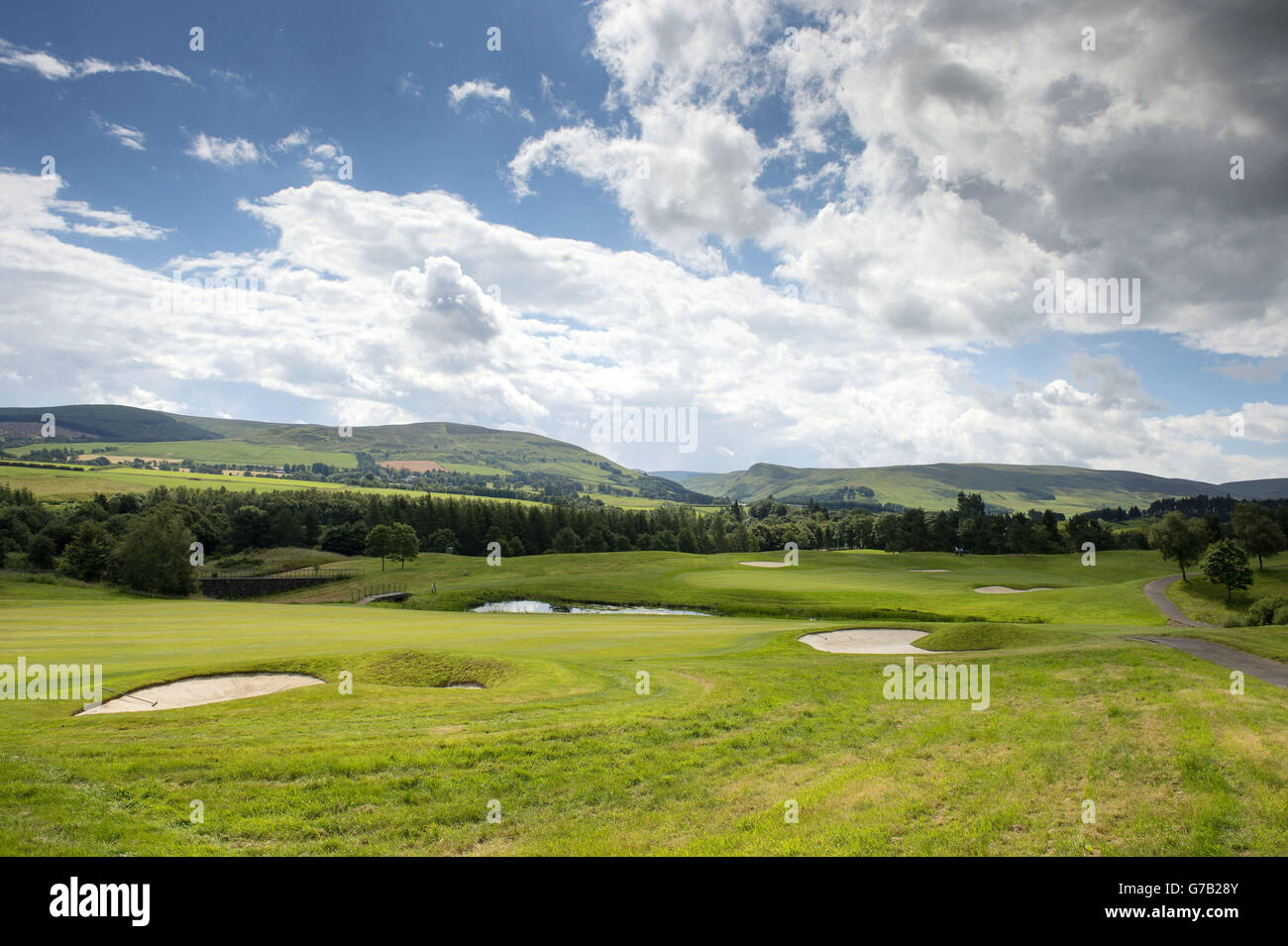 Golf - Gleneagles Golf Course Stock Photo - Alamy