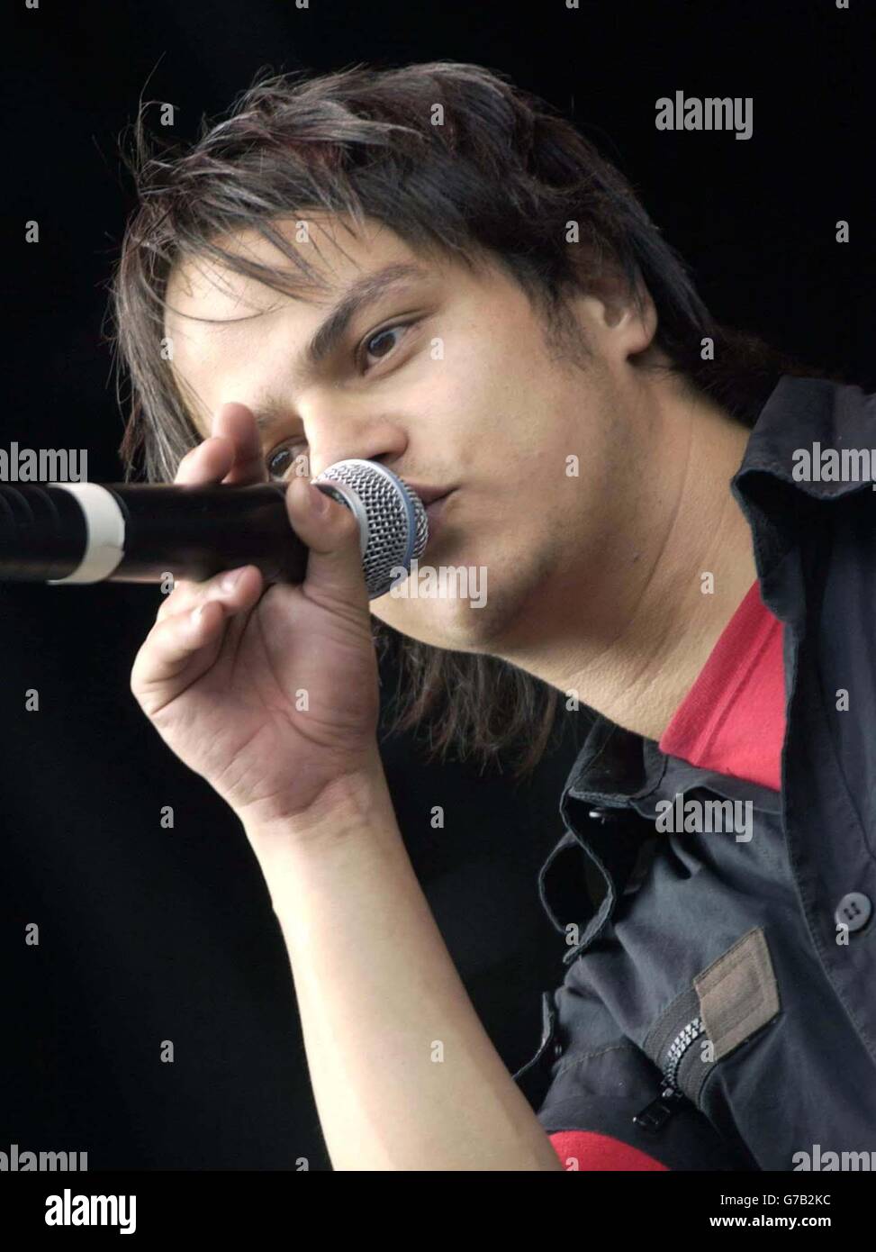 Jamie Cullum - V Festival. Jazz musician Jamie Cullum performs live on ...