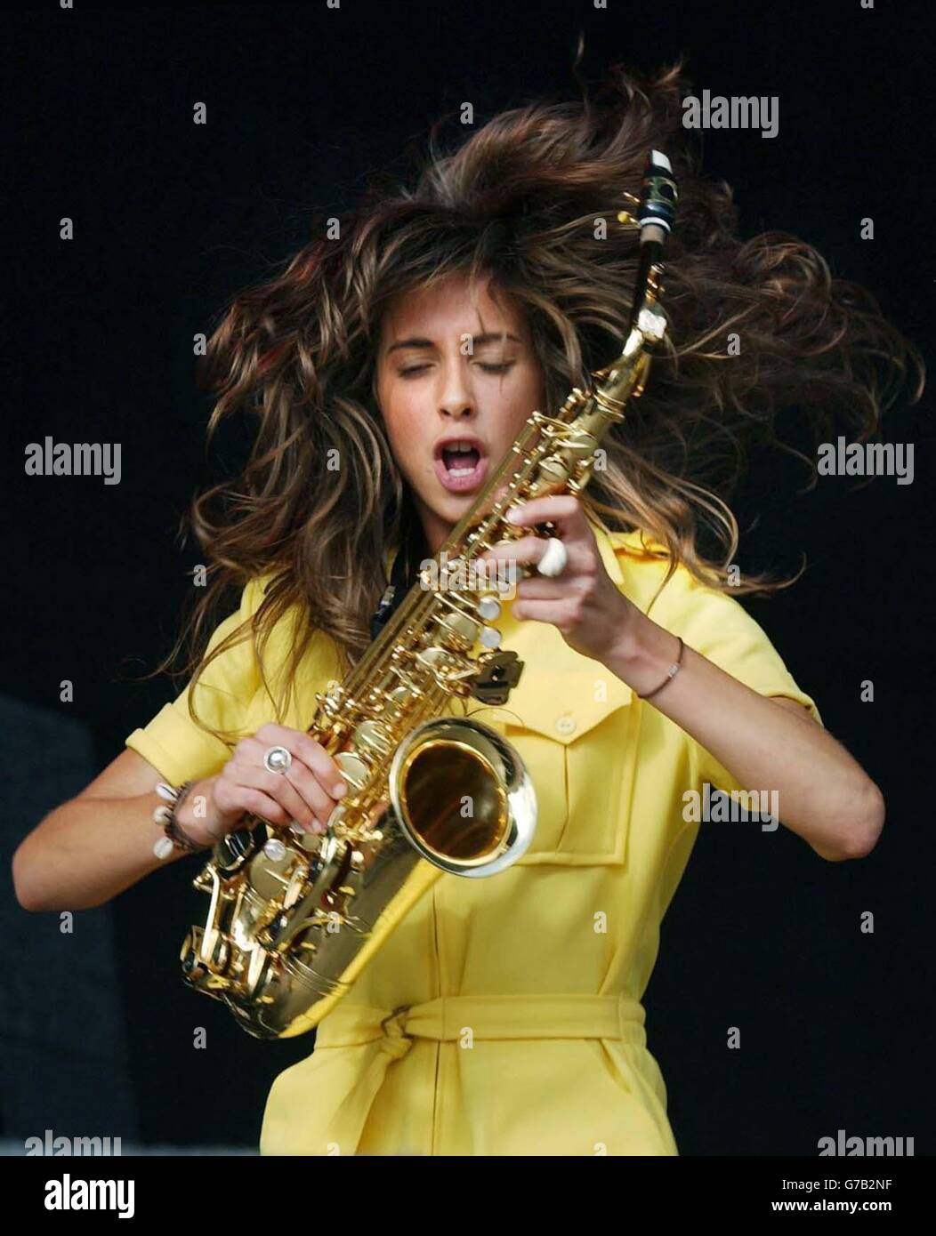 The Zutons - V Festival Stock Photo - Alamy