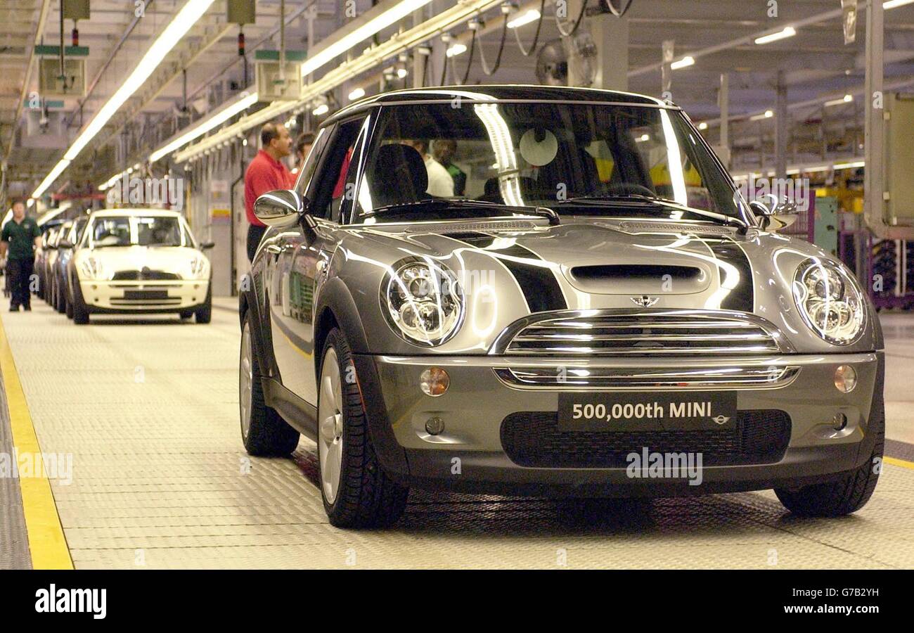 The 500,000th new-style Mini made by BMW will come off the company's UK ...