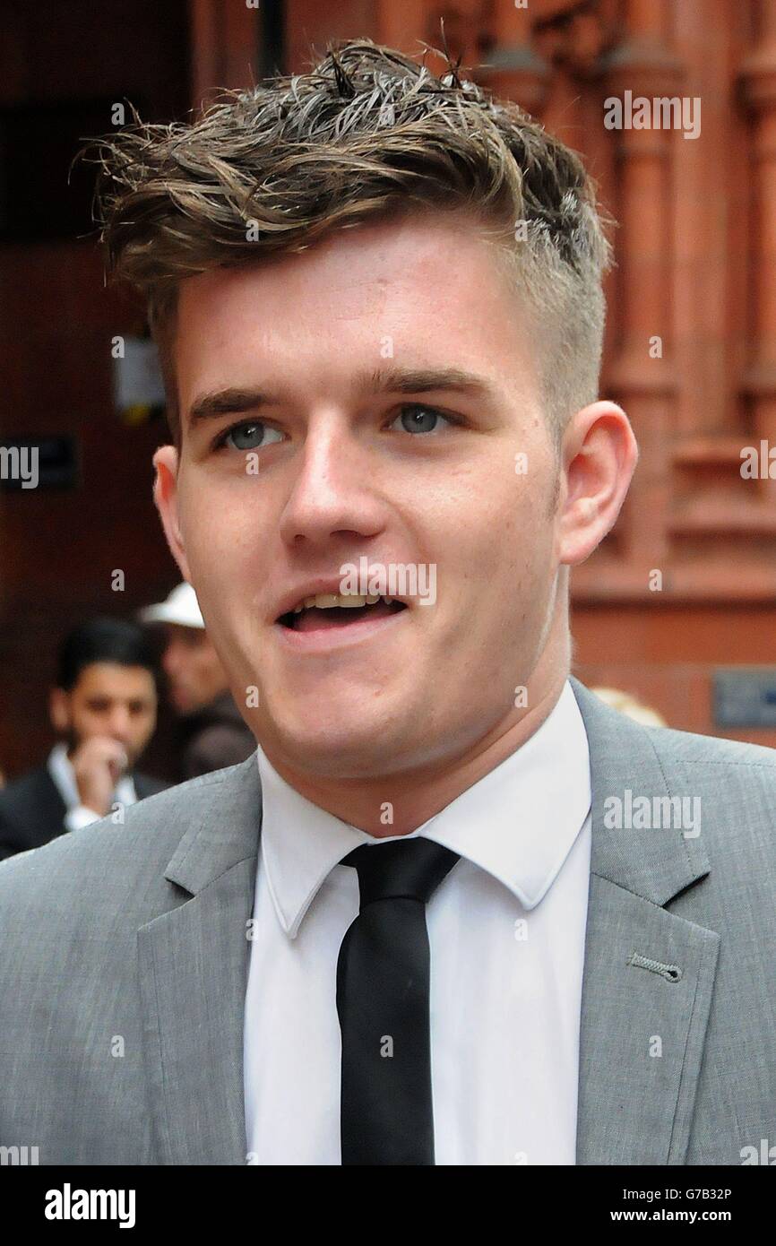 Lee Jezard, 22, leaving Birmingham Magistrates Court where he pleaded ...