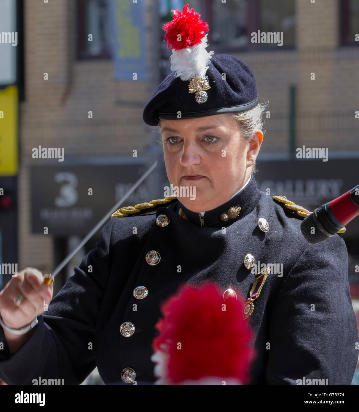 Army officer baton hi-res stock photography and images - Alamy