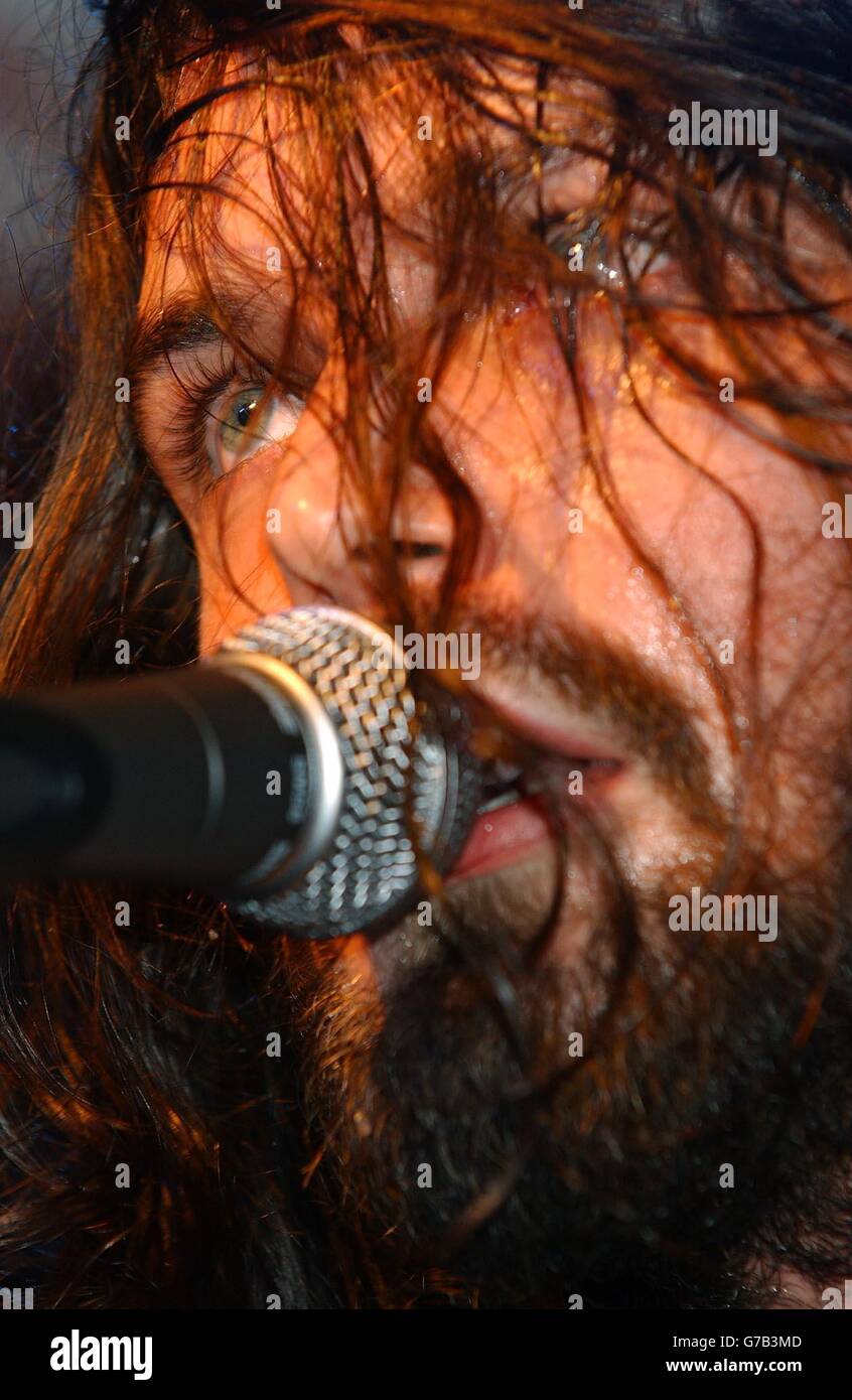 Rock band Biffy Clyro perform live at Virgin Megastore on Oxford Street ...
