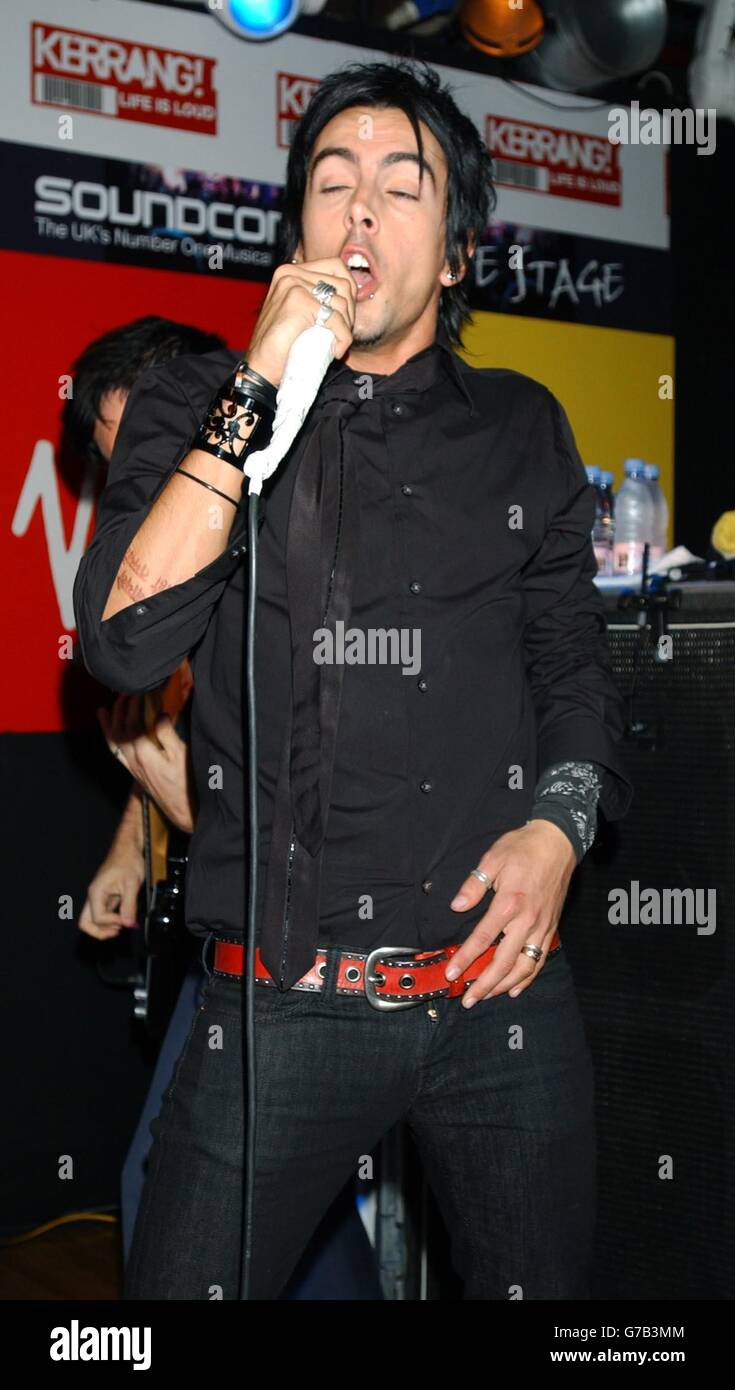 Rock band Lostprophets perform live at Virgin Megastore on Oxford ...