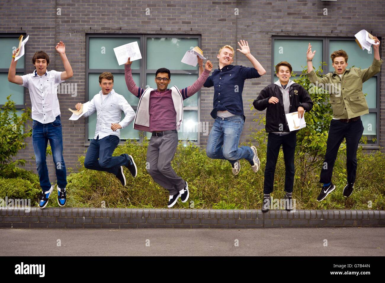 (Left to right) Alexander Taylor, 16 - 9A*, Toby Hay,16, - 7A*s and 2As ...