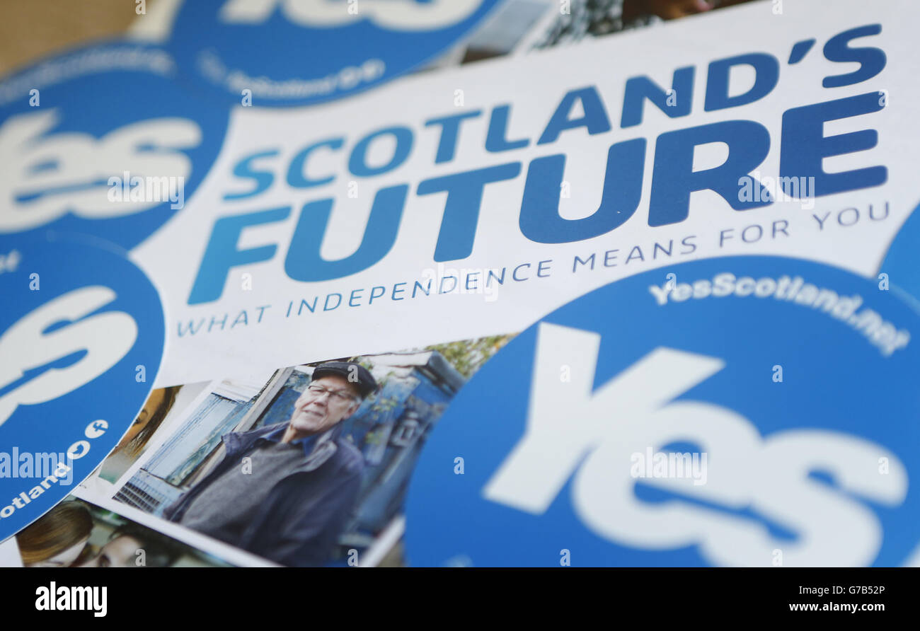Scotland independence pinscotindep hi-res stock photography and images ...
