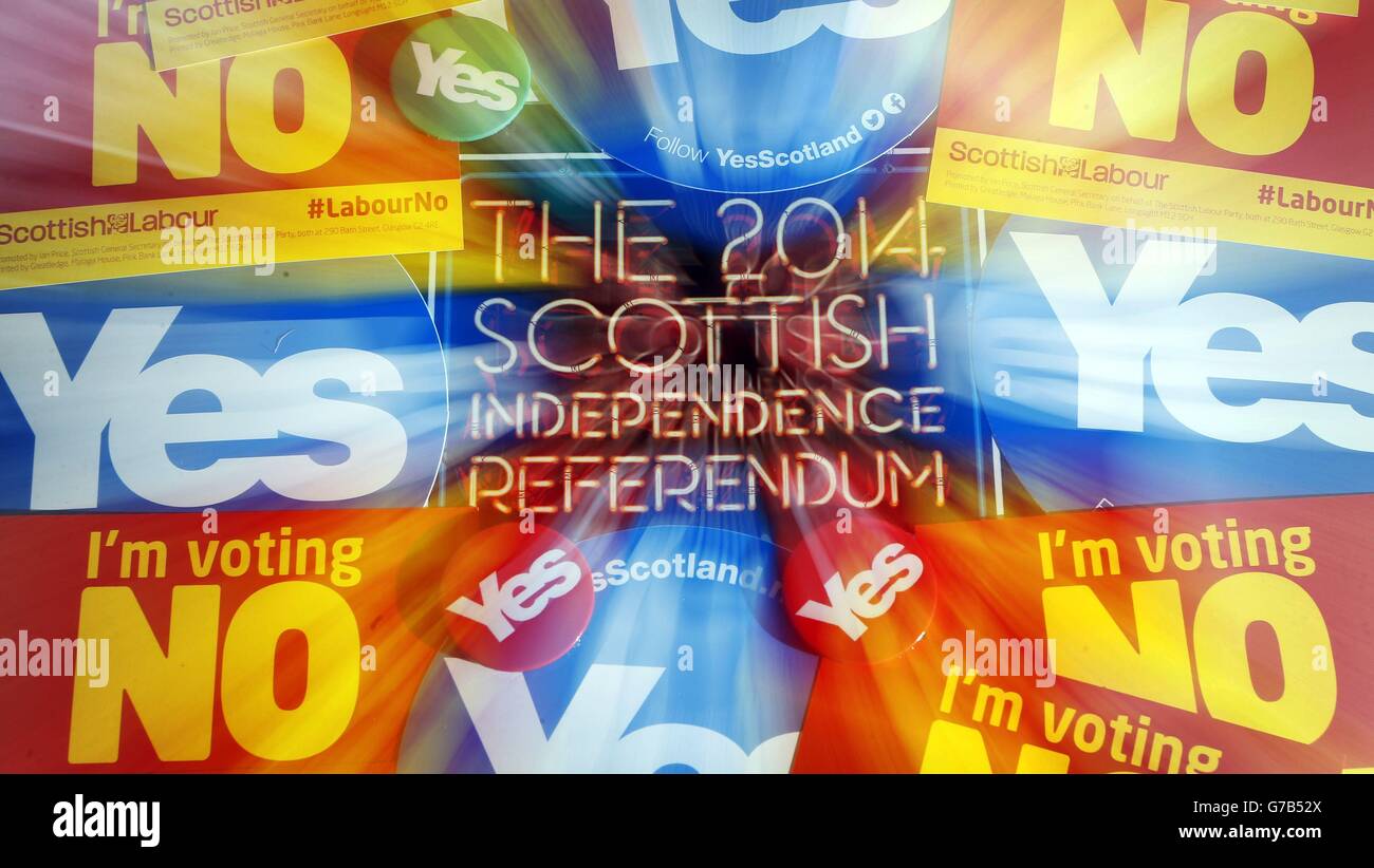 Scottish independence referendum Stock Photo - Alamy