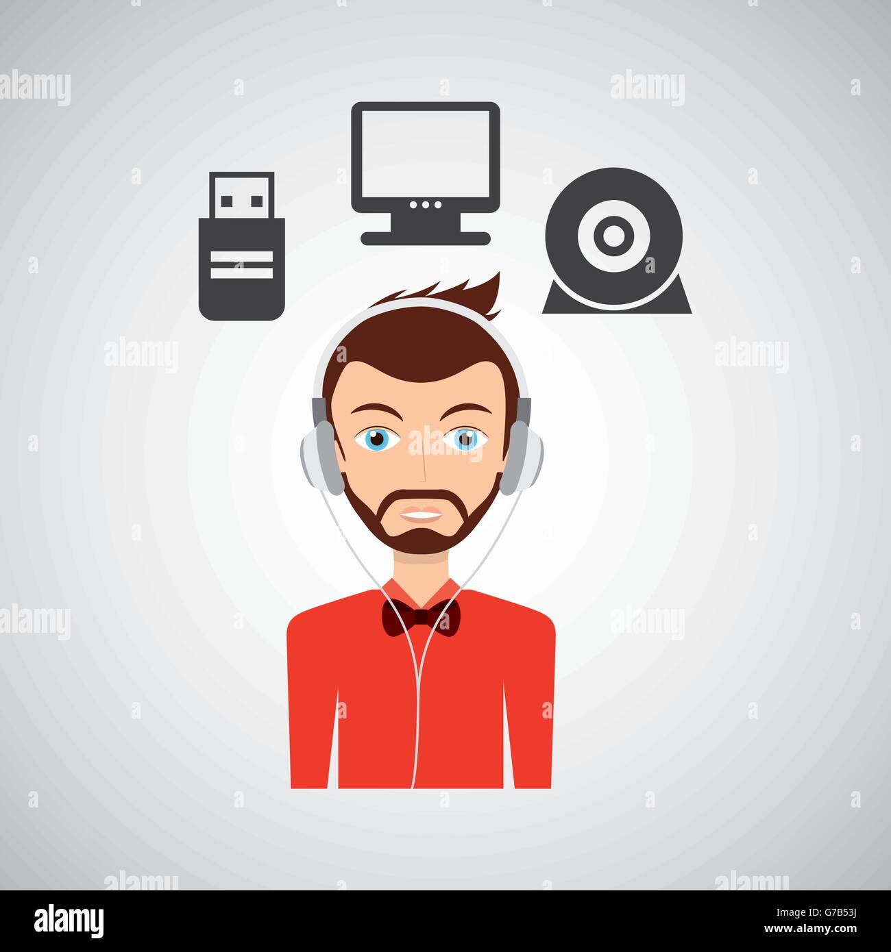 user technology design Stock Vector Image & Art - Alamy