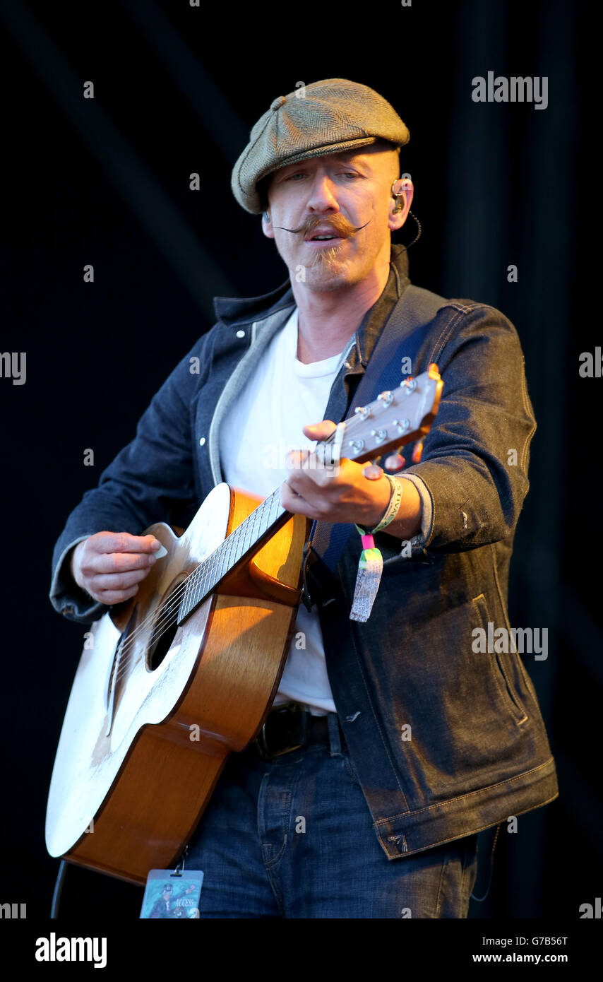 EDITORIAL USE ONLY Foy Vance from Northern Ireland performing the warm ...