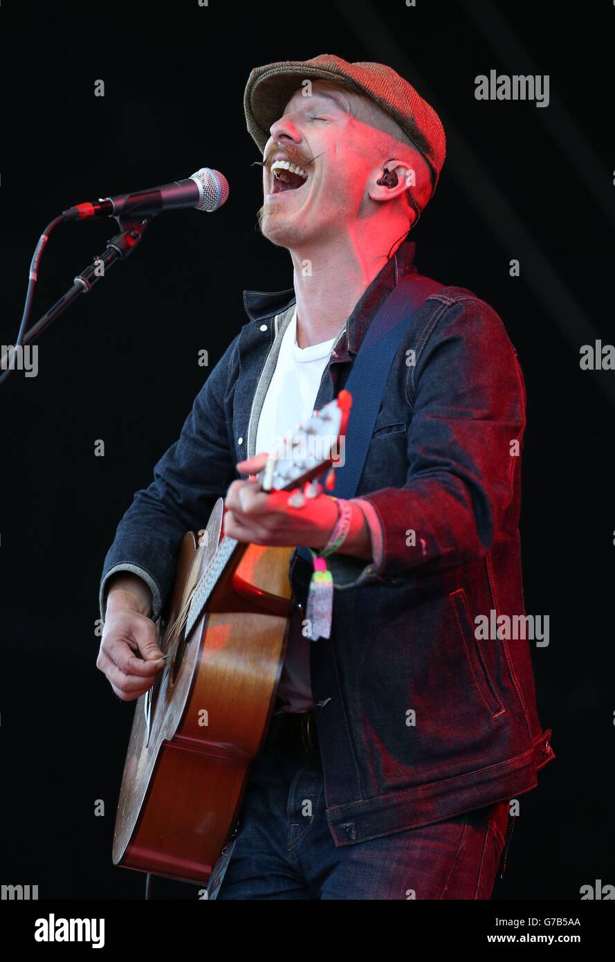 EDITORIAL USE ONLY Foy Vance from Northern Ireland performing the warm ...