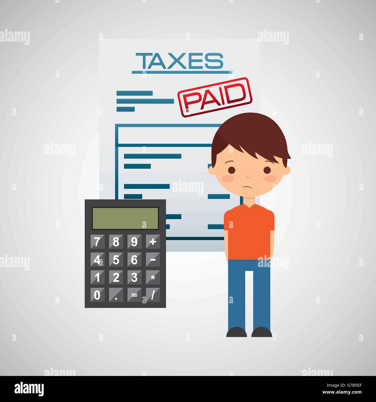 tax time design Stock Vector Image & Art - Alamy