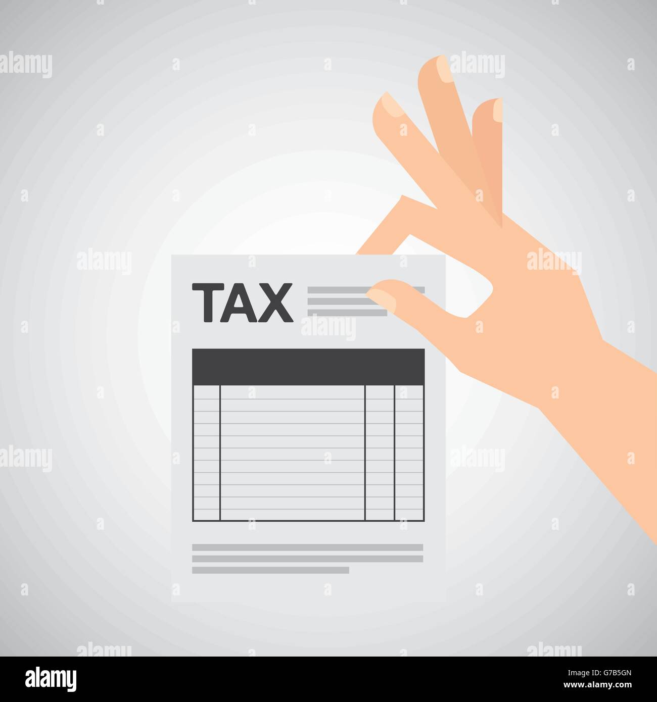 tax time design Stock Vector Image & Art - Alamy