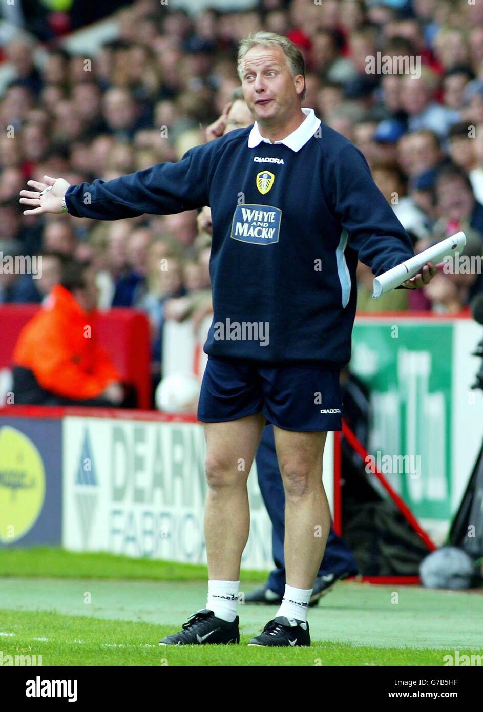 Leeds United manager Kevin Blackwell during their Coca-Cola ...