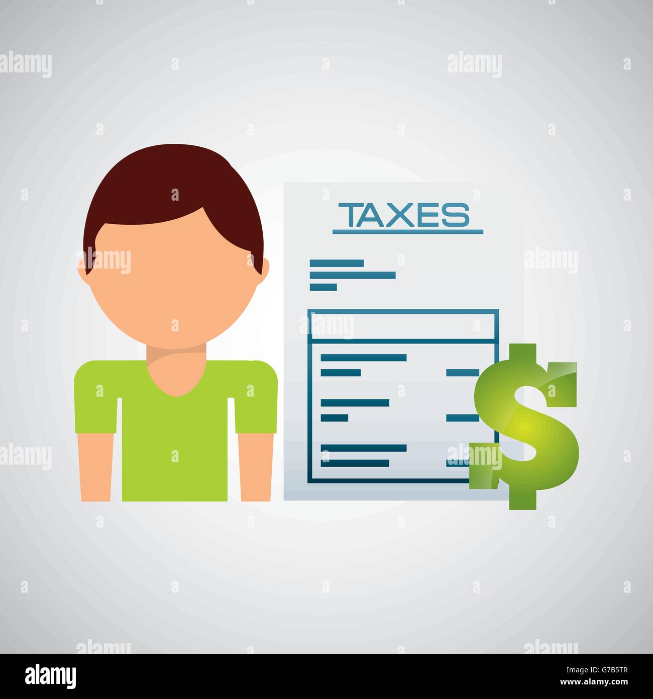 tax time design Stock Vector Image & Art - Alamy
