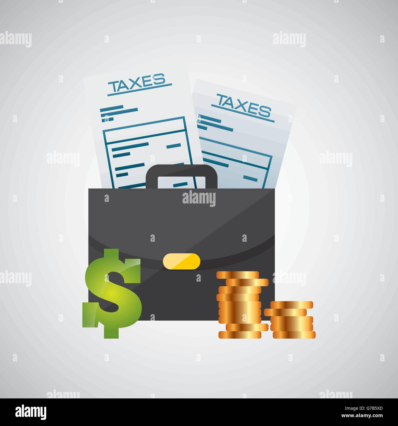 tax time design Stock Vector Image & Art - Alamy