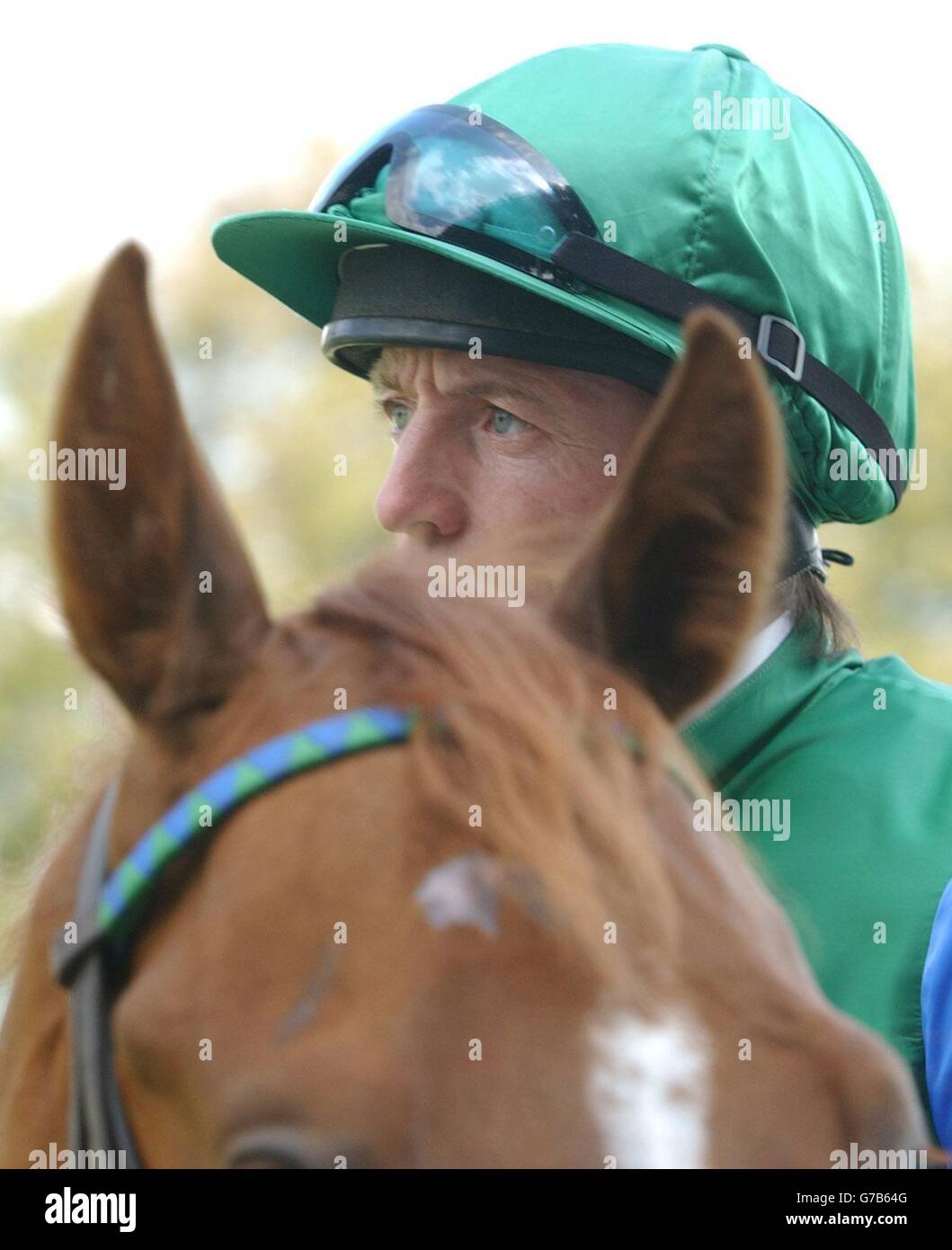 Kieren Fallon at Salisbury Stock Photo - Alamy