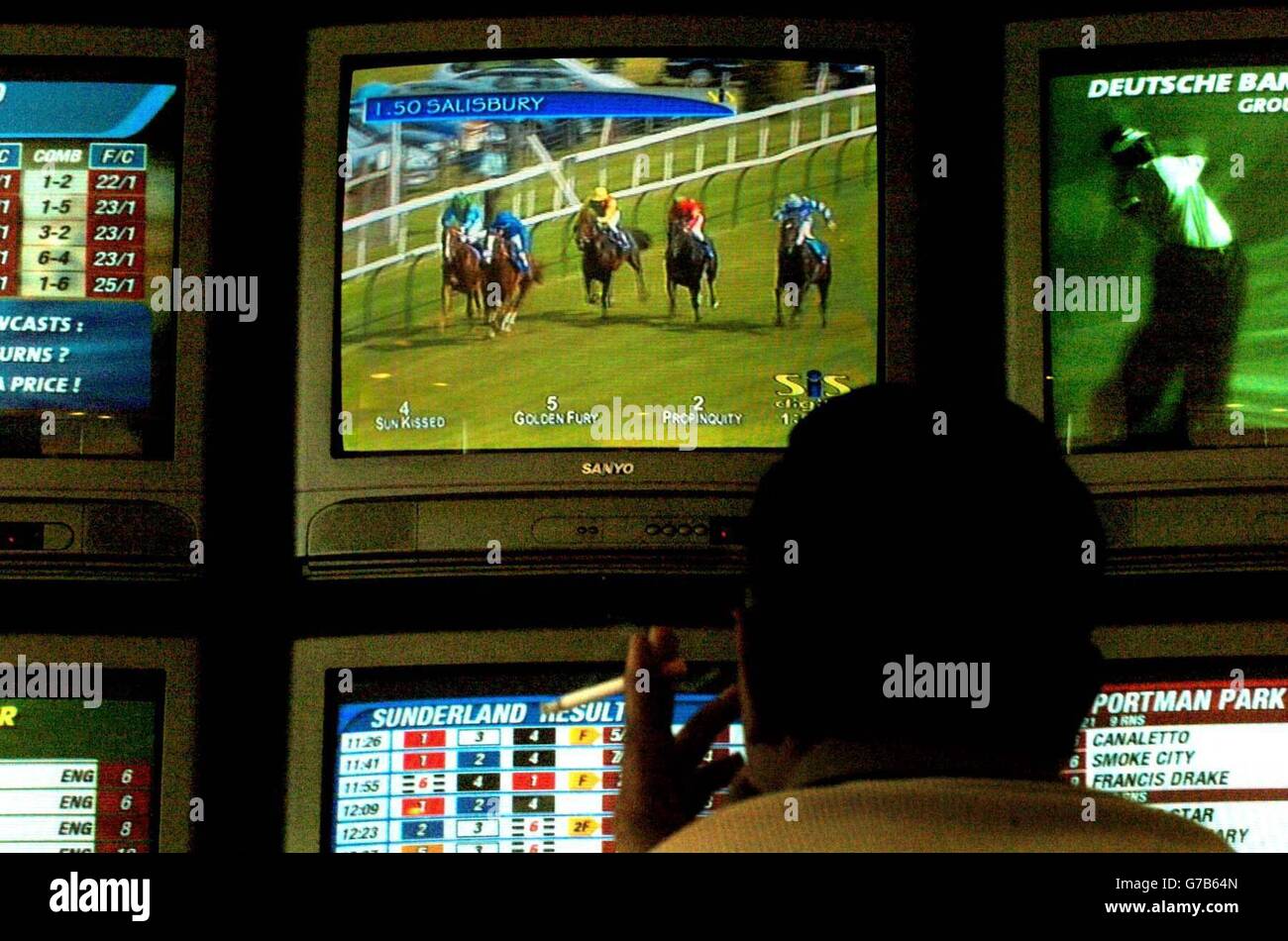 Betting shop interior hi-res stock photography and images - Alamy