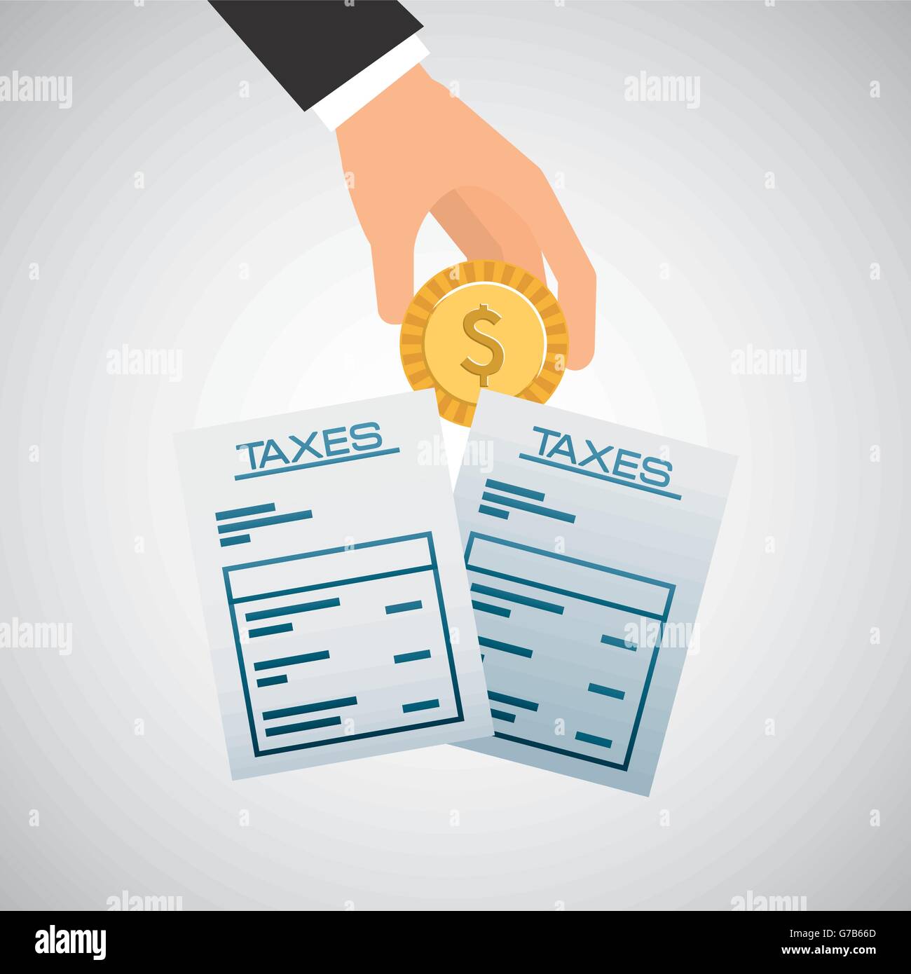 tax time design Stock Vector Image & Art - Alamy