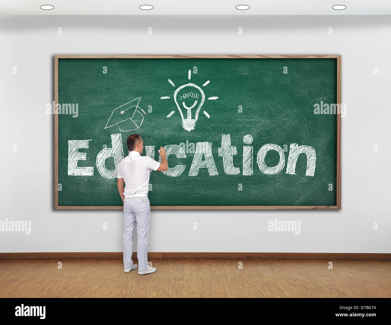 Concept teaching learning symbol teacher hi-res stock photography and ...
