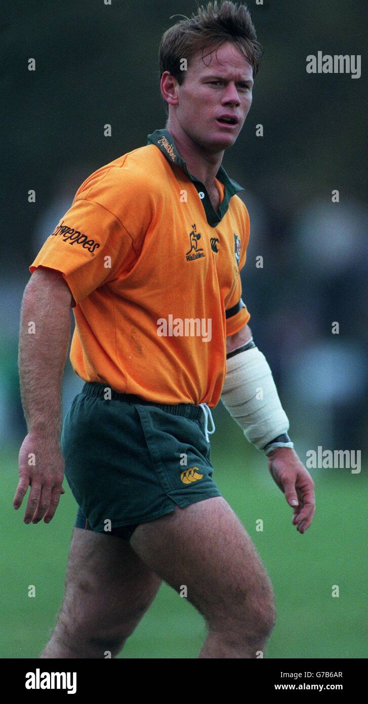 Rugby ... Scotland 'A' v Australia Stock Photo - Alamy