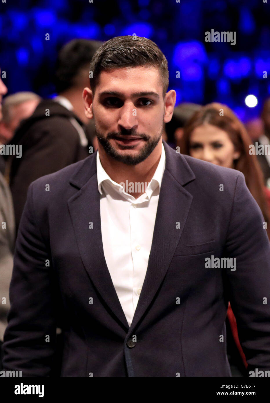 Amir Khan at the O2 Arena, London Stock Photo - Alamy