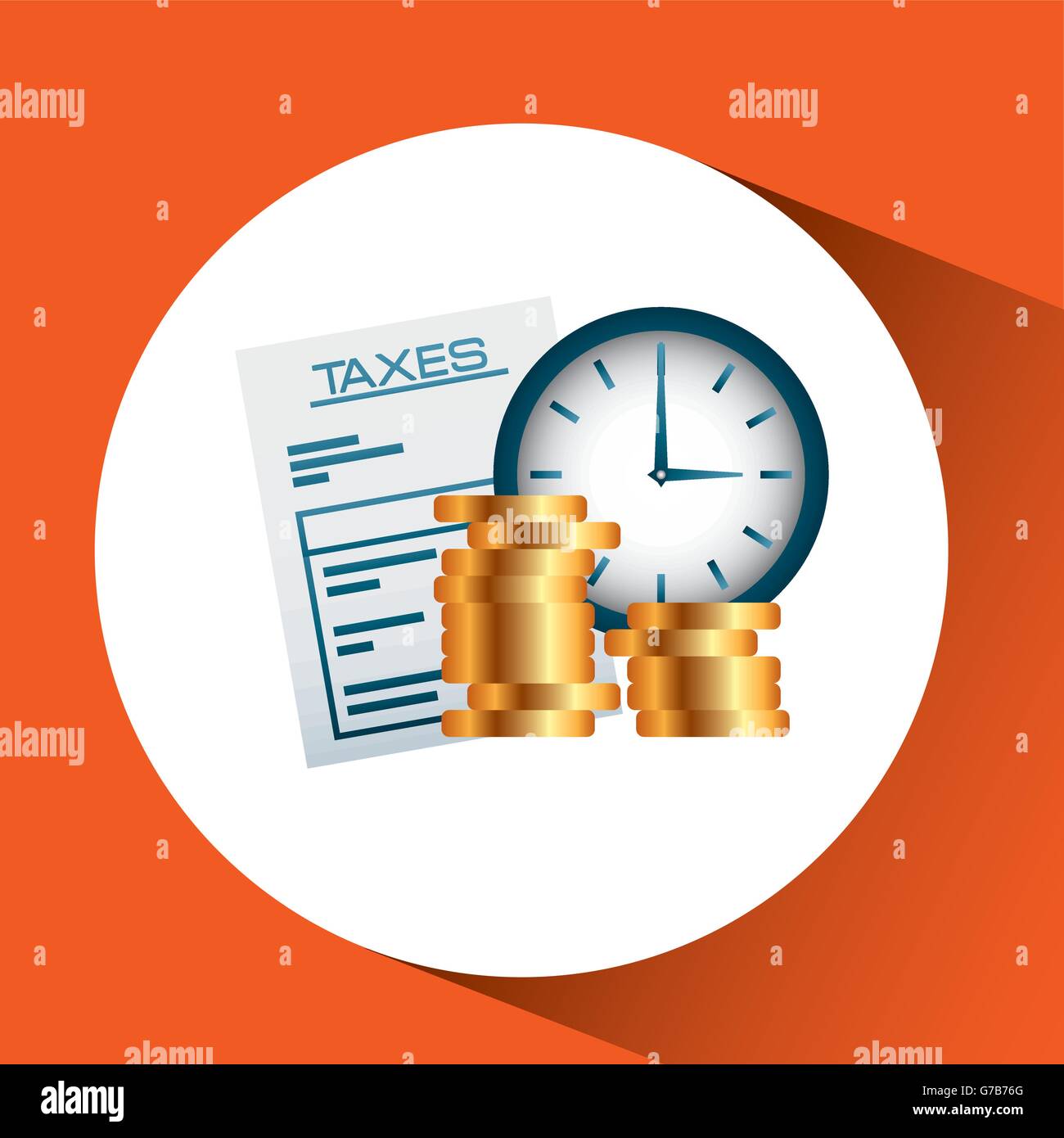 tax time design Stock Vector Image & Art - Alamy