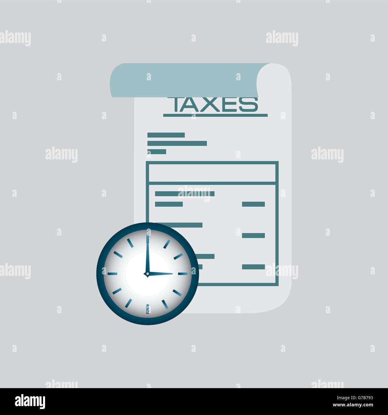 tax time design Stock Vector Image & Art - Alamy