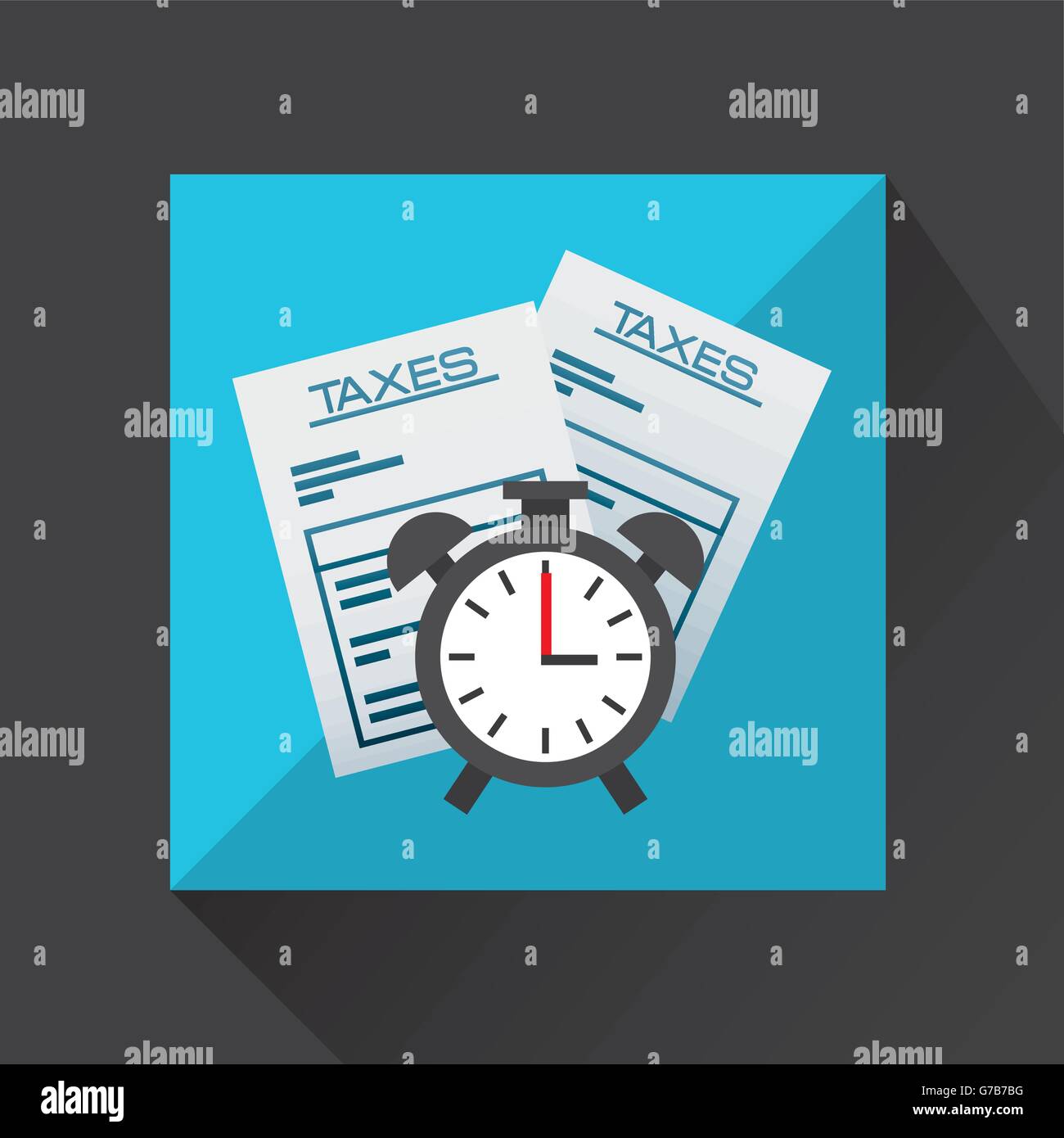 tax time design Stock Vector Image & Art - Alamy