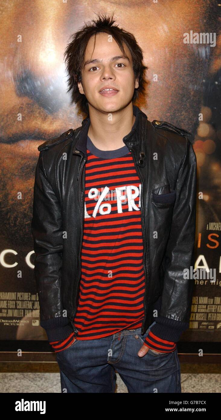 Jazz musician Jamie Cullum arrives for the UK premiere of Collateral at ...