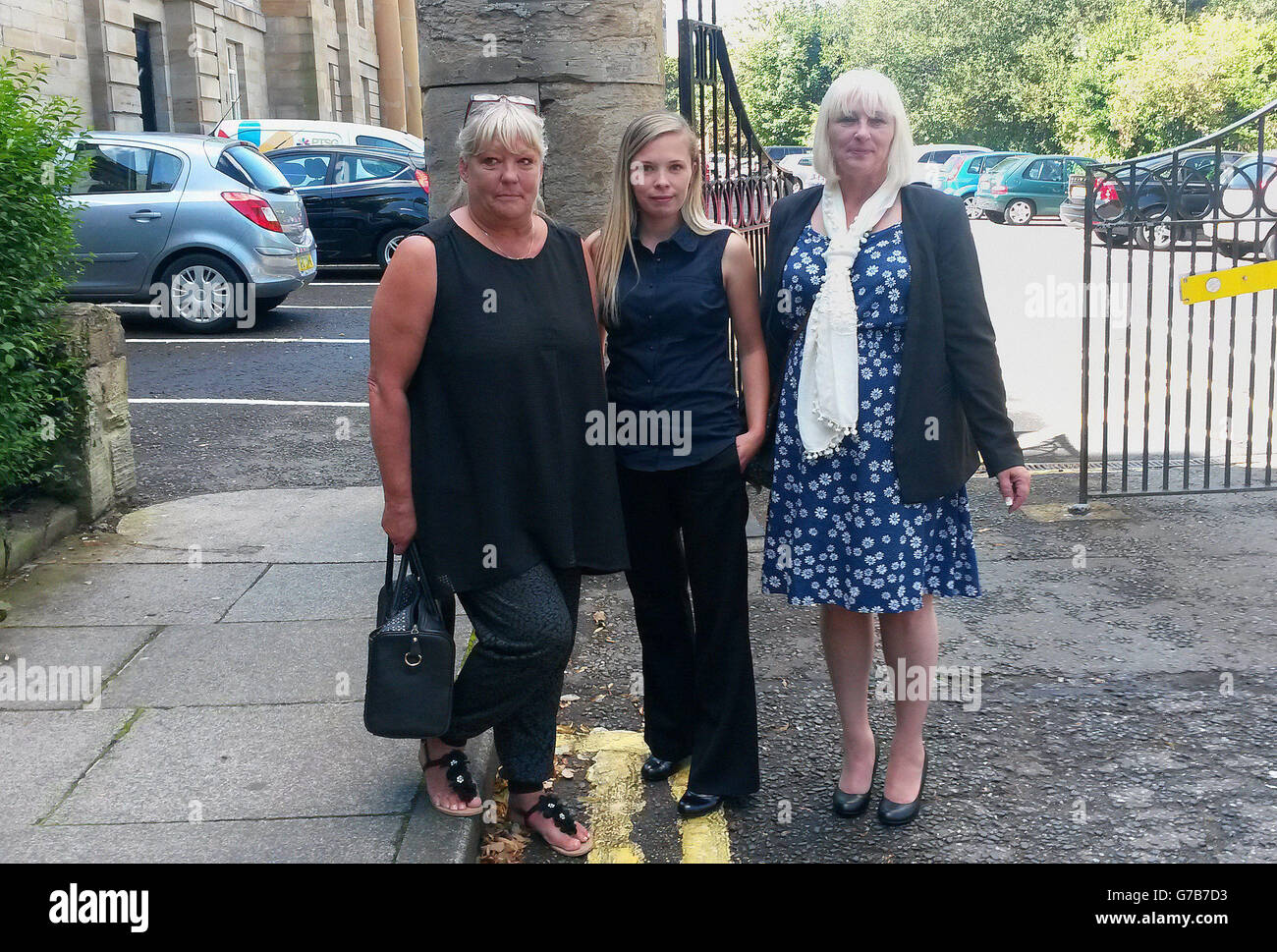 (Left to right) Jackie Herbison, Claire Webb, Sandra Webb, paternal ...