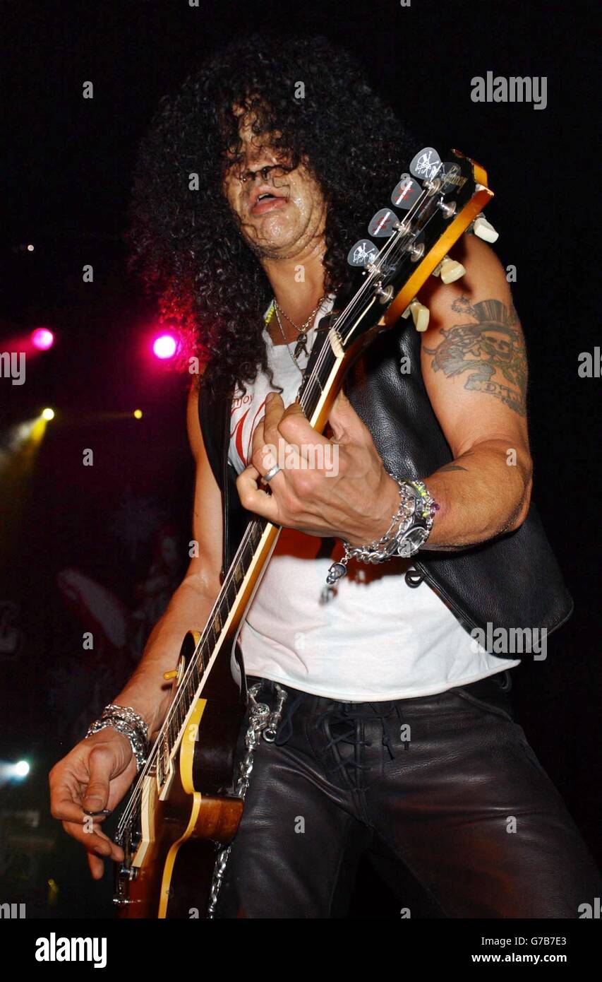 Young Slash Playing Guitar