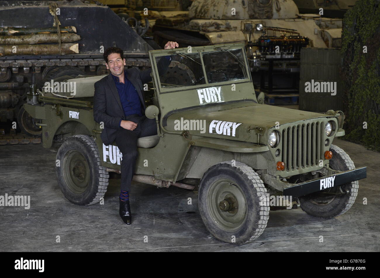 Jon Bernthal and producer Bill Block during a photocall for World War ...